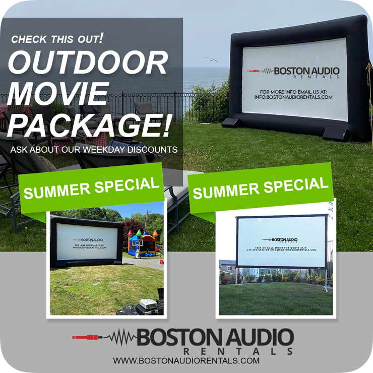 Outdoor Movie Screen Rentals in Boston and Surrounding Area